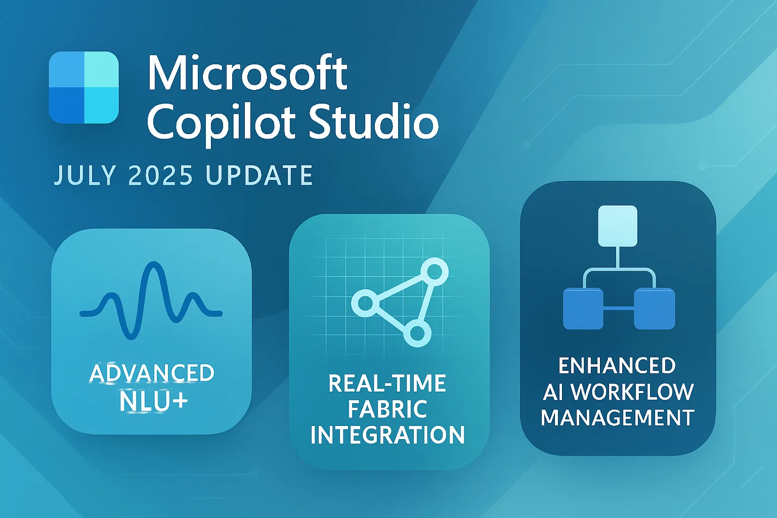Microsoft Copilot Studio July 2025 Update Delivers Advanced NLU+, Real-Time Fabric Integration ...
